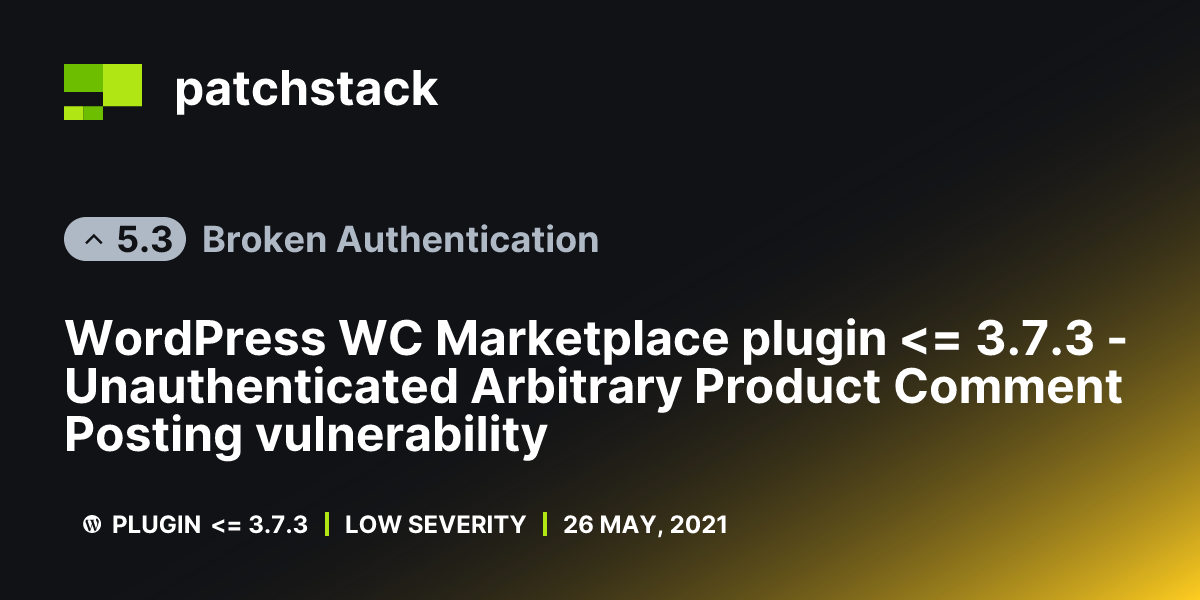 WordPress WC Marketplace plugin