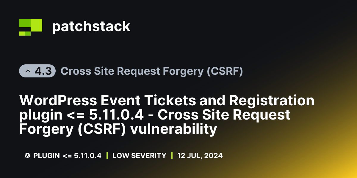 WordPress Event Tickets and Registration plugin