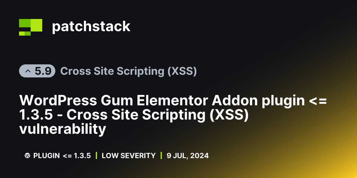 WordPress Gum Elementor Addon plugin