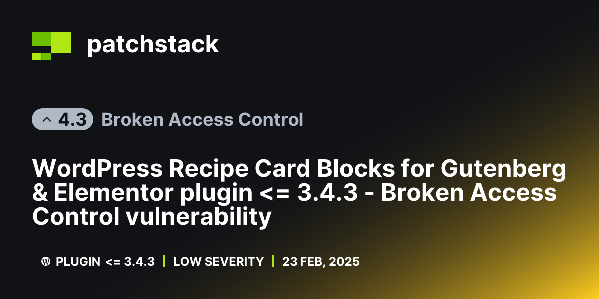 WordPress Recipe Card Blocks for Gutenberg & Elementor plugin